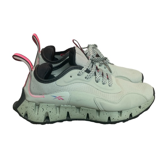 Reebok | Shoes | Reebok Zig Dynamica Mint Green Platform Running Shoes ...